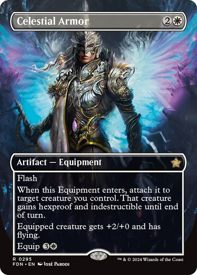 Celestial Armor (Borderless) [Foundations] – ineko card shop
